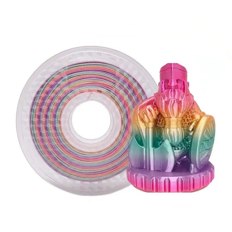 Купить pla rainbow - candy silk wan plast пластик многоцветный радужный ...